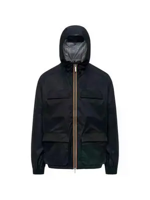 K-WAY Hooded Pocket Jacket - Blue
