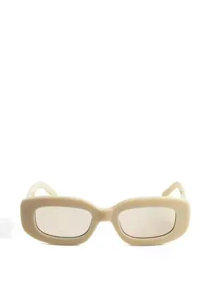 KALEOS Eluard Rectangular Sunglasses - Neutrals