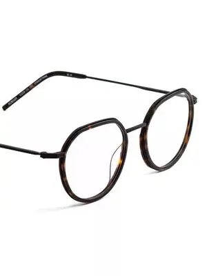 KALEOS Hunham Round-frame Glasses - Brown