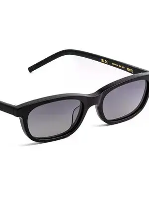 KALEOS Monte Rectangle-frame Sunglasses - Black