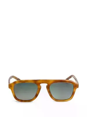 KALEOS Crowne Square-frame Sunglasses - Brown