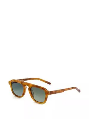 KALEOS Crowne Square-frame Sunglasses - Brown