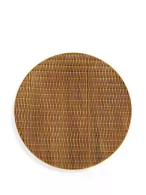 HOUSE OF CAPRICORN Ceramic Patterned Charger Plate - Neutrals