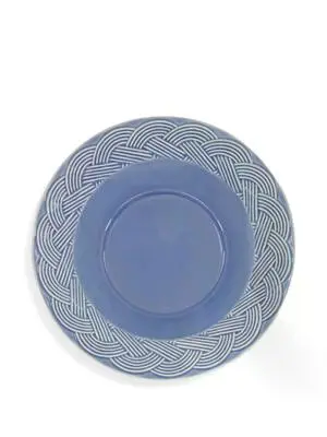 HOUSE OF CAPRICORN Vime Ceramic Soup Plate - Blue