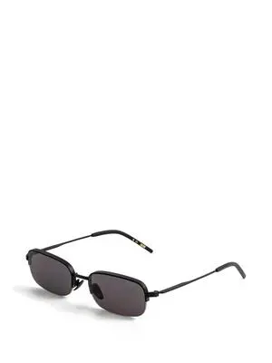KALEOS Vandergoot Rectangle-frame Sunglasses - Black