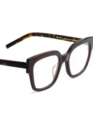 KALEOS Manor Square-frame Glasses - Brown