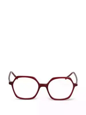 KALEOS Perry Octagon Eyeglasses - Red