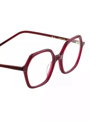 KALEOS Perry Octagon Eyeglasses - Red