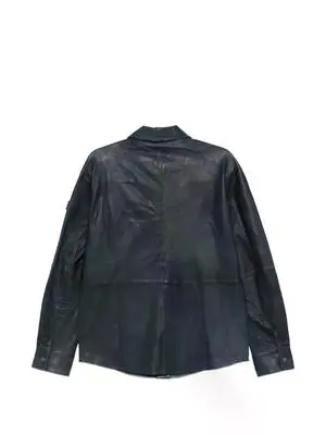 Peuterey Todd Leather Buttoned Jacket