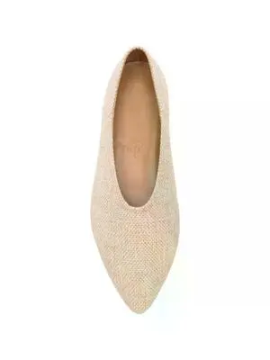 BABÚ MILANO Pointed-toe Ballet Flats