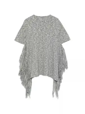 MRZ Fringed T-shirt - Grey