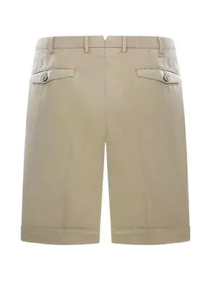 PT TORINO Buttoned Shorts - Neutrals