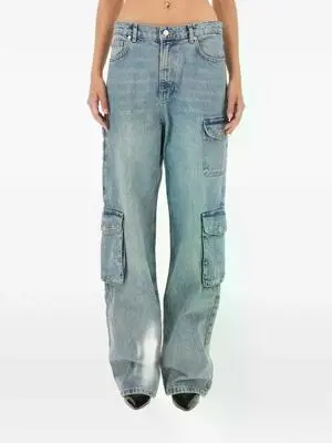Moschino Button Cargo Pants - Blue