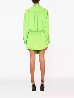 Attico Candice Ruffled Mini Dress