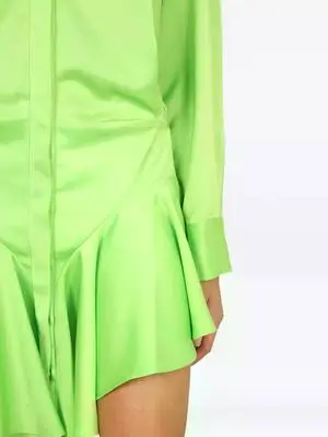 Attico Candice Ruffled Mini Dress