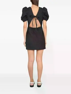 Baum Und Pferdgarten Puff-sleeve Tie Dress