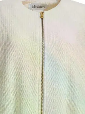 Max Mara Crewneck Ribbed Jacket