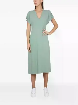 BOSS V-neck Midi Dress