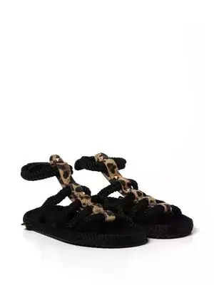 BOHONOMAD Serengeti Leopard-print Flat Sandals