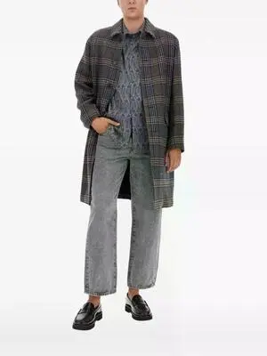 Etro Plaid Pattern Coat