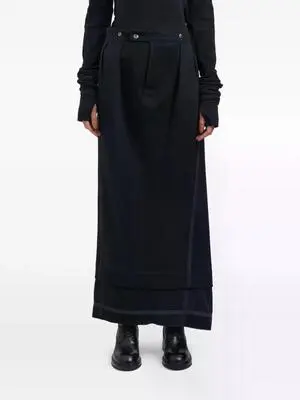 MARC LE BIHAN Rear-slit Maxi Skirt