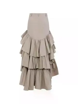 Moschino Tiered Cotton Skirt
