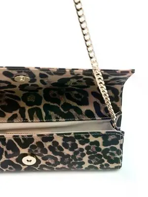CASTAGNA Animal-print Shoulder Bag With Chain Strap