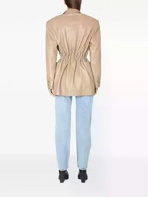 THE MANNEI Gathered-waist Blazer