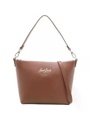 MC2 SAINT BARTH Aline Hammered Leather Tote Bag