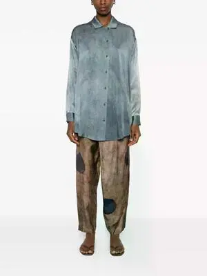 UMA WANG Buttoned Silk Shirt