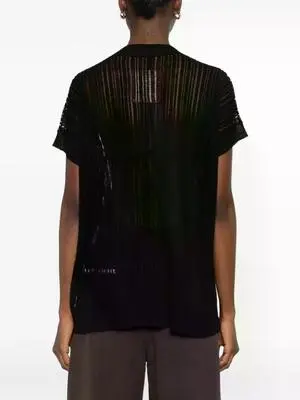 UMA WANG V-neck Textured Top