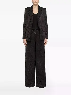 NISSA Crinkle-effect Blazer