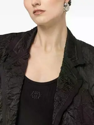 NISSA Crinkle-effect Blazer