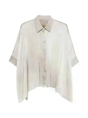 UMA WANG Button Short Sleeve Top