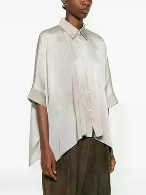 UMA WANG Button Short Sleeve Top