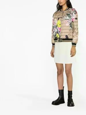 Herno Beta Flower Padded Bomber Jacket