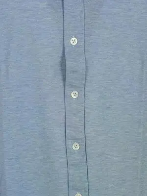 BARBA NAPOLI Buttoned Cotton Shirt - Blue