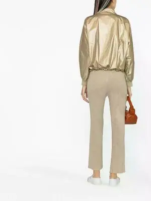 Herno Metallic Bomber Jacket - Gold