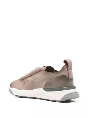 Santoni Innova Perforated Sneakers - Neutrals