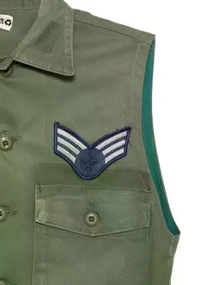 A.N.G.E.L.O. VINTAGE CULT Buttoned Patch Vest