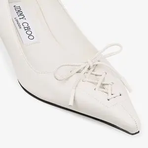 JIMMY CHOO Scarlett 50 Nappa Leather Pumps - Neutral