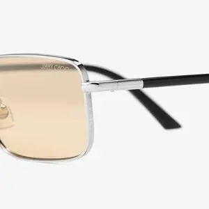 JIMMY CHOO Rectangular Sunglasses - Silver