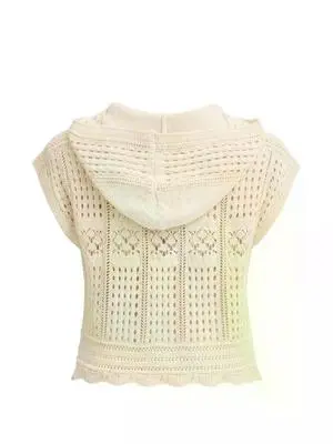 TWINSET Hooded Knitted Top