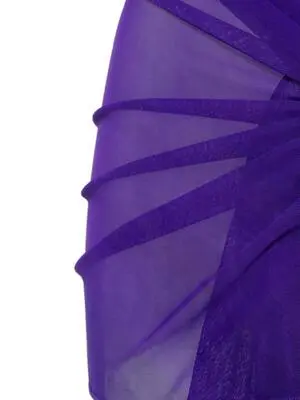 FISICO Sheer-finish Pareo - Purple