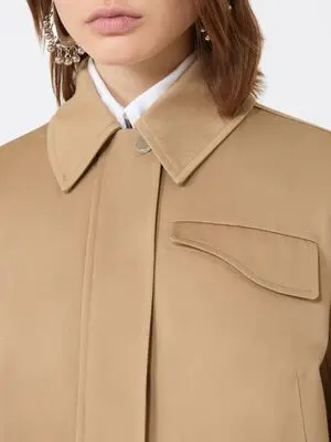 Max Mara Boxy Cotton Shirt Jacket