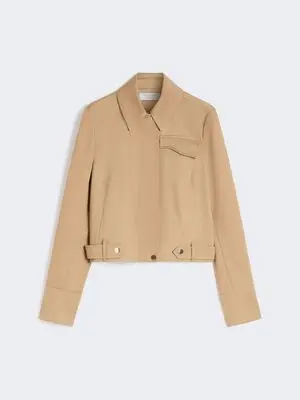 Max Mara Boxy Cotton Shirt Jacket