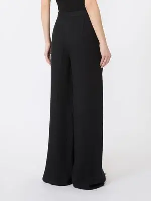 Max Mara Linen Twill Jogger Trousers - Black