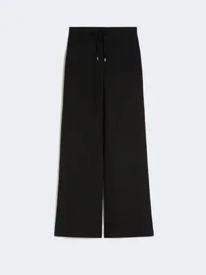 Max Mara Linen Twill Jogger Trousers - Black