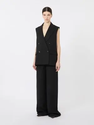 Max Mara Linen Twill Gilet