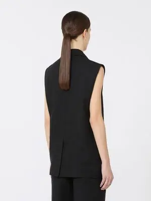 Max Mara Linen Twill Gilet